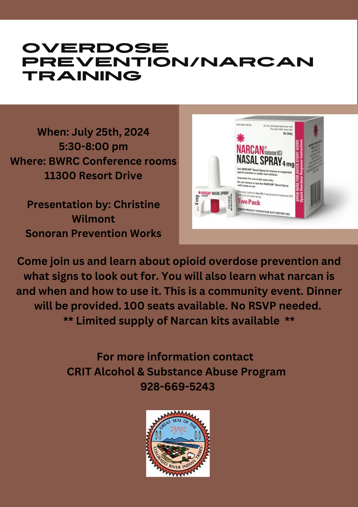 CRIT Manataba Messenger – A Publication of the CRIT Media Department