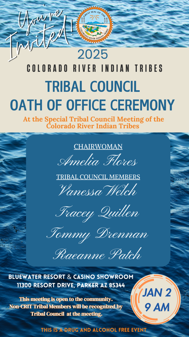 CRIT Manataba Messenger – A Publication of the CRIT Media Department