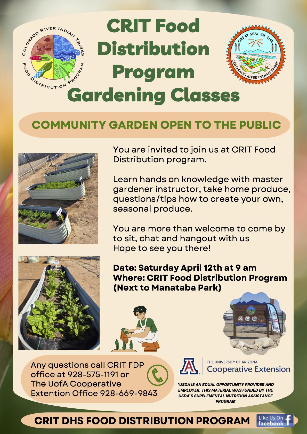 CRIT Manataba Messenger – A Publication of the CRIT Media Department